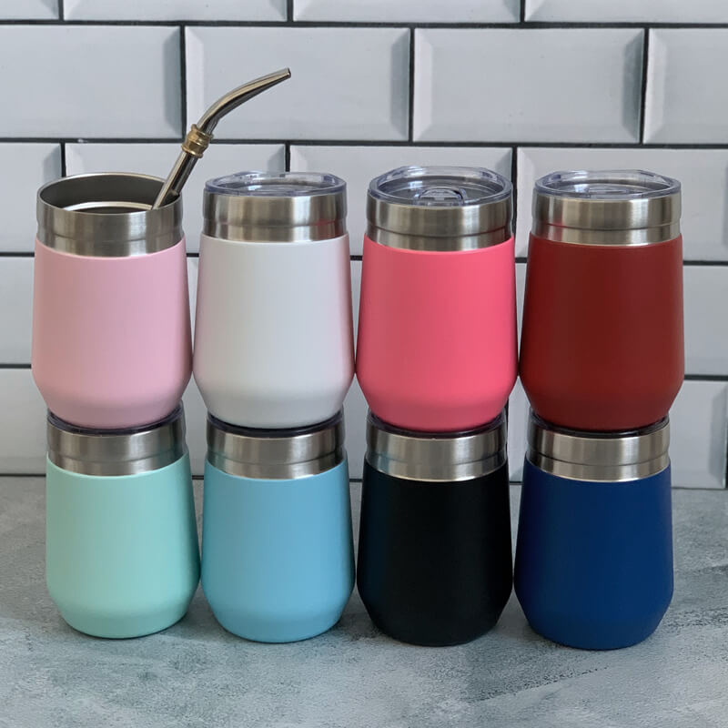 VASO TAPA CLICK BLANCO (SELECCIONAR COLORES) – Matete Objetos Mayorista